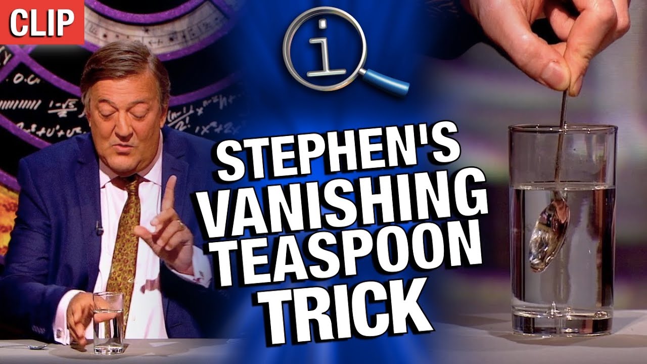 Stephen's Vanishing Teaspoon Trick | QI - YouTube