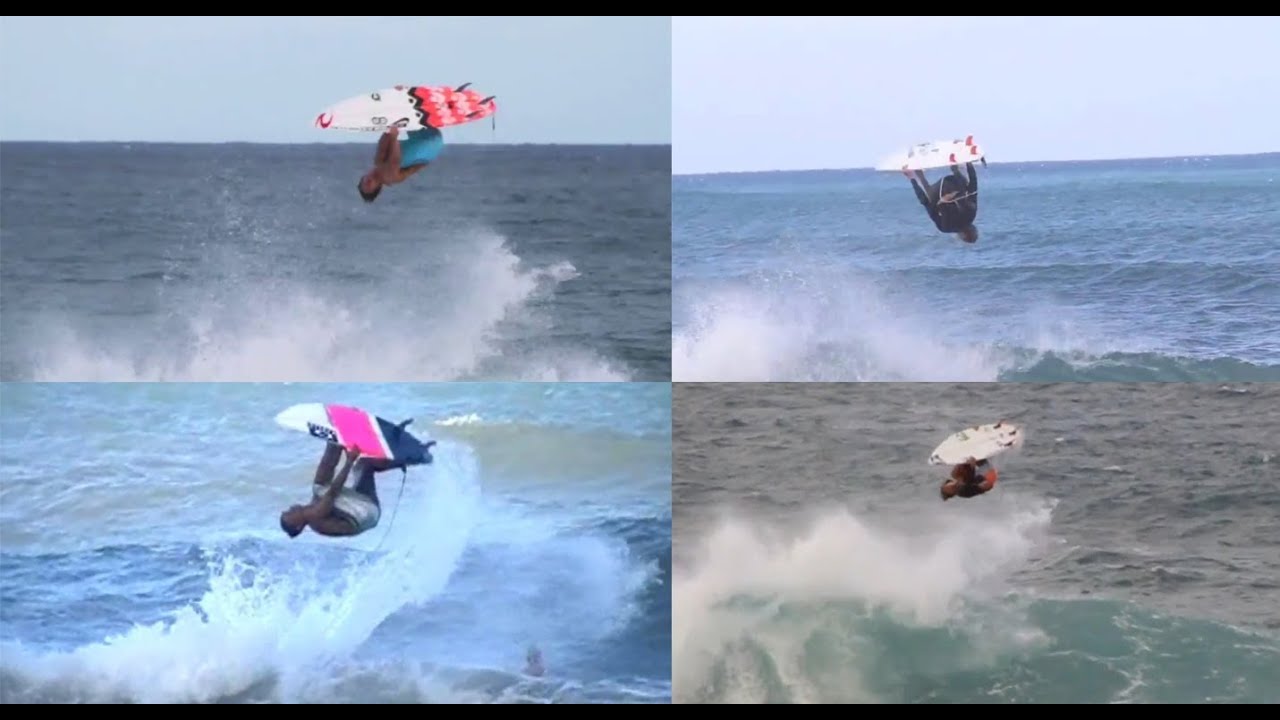 The evolution of the BackFlip in the surf - YouTube
