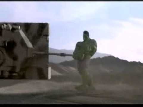 Hulk Throws A Tank - YouTube