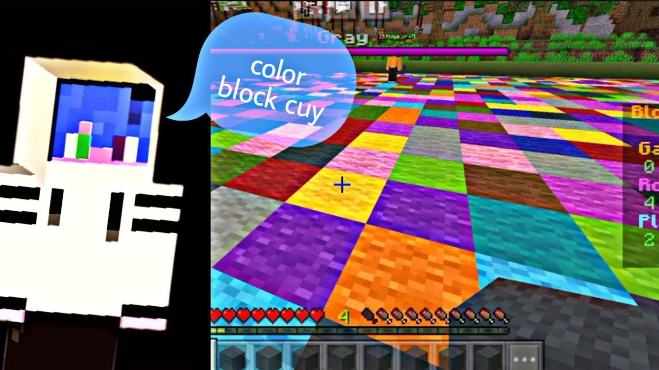 main color block versi minecraft - YouTube