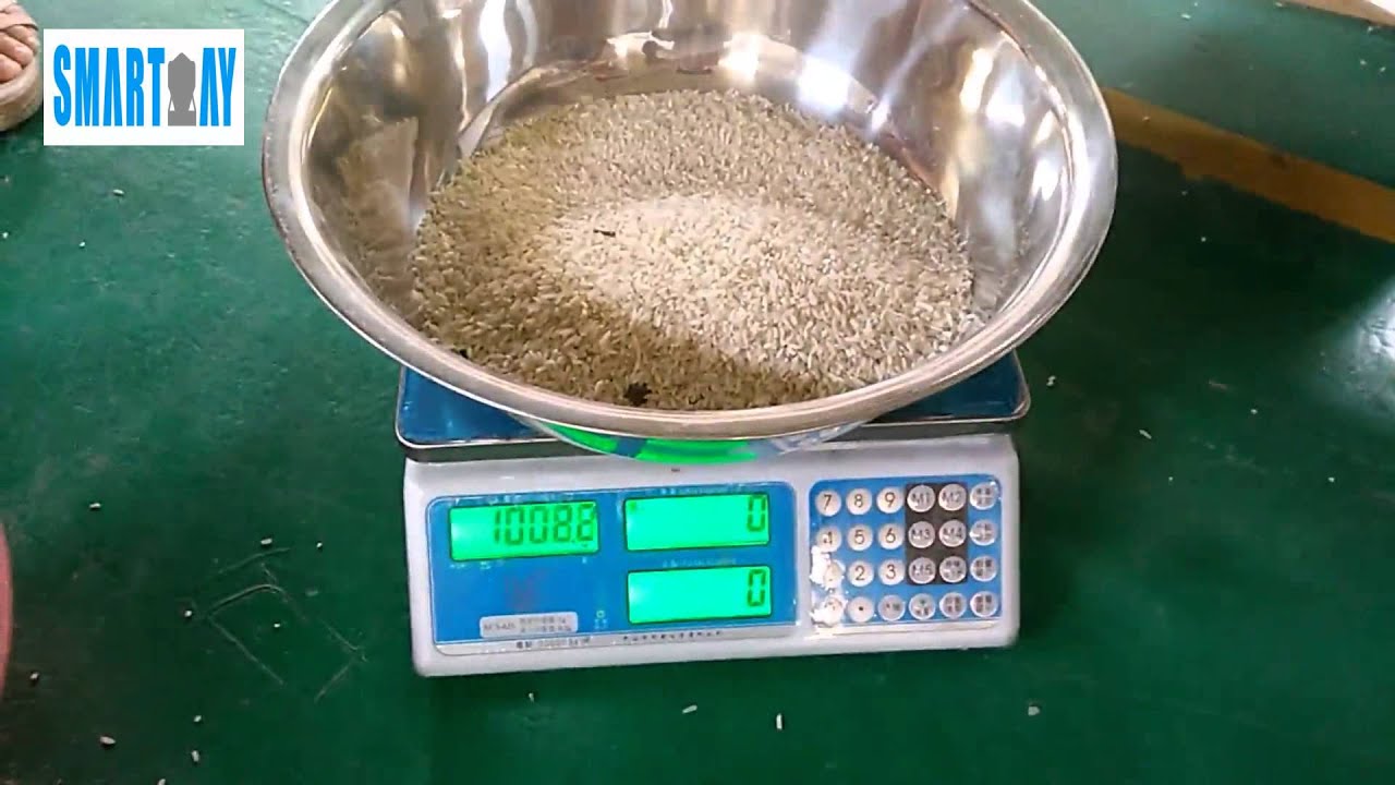 Smart Weigh 4 head linear weigher for 1 kg rice - YouTube