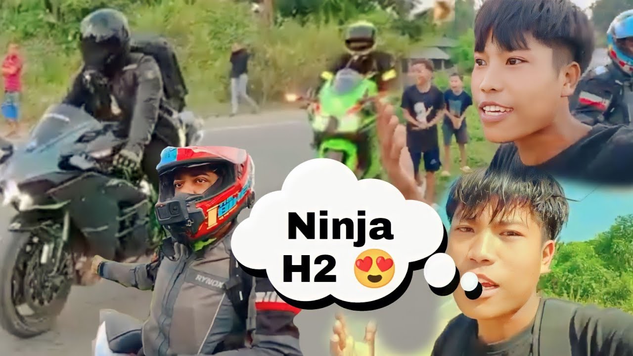 The TR73 rider II first vlogs asam agartala road par KAWASAKI NINJA H2 and ZX10r vlogger II ...