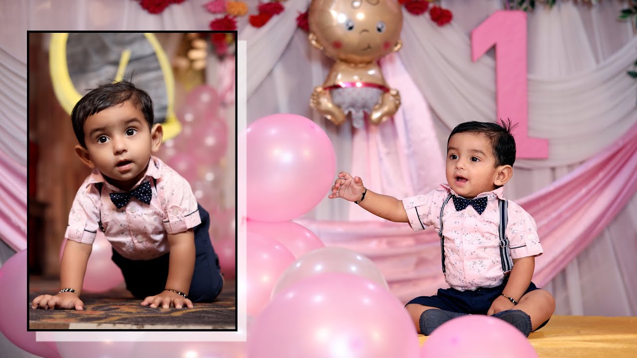 KRISHIV TURNS ONE | FIRST BIRTHDAY HIGHLIGHTS | NARESH STUDIO PHOTOGRAPHY | JAITO - YouTube