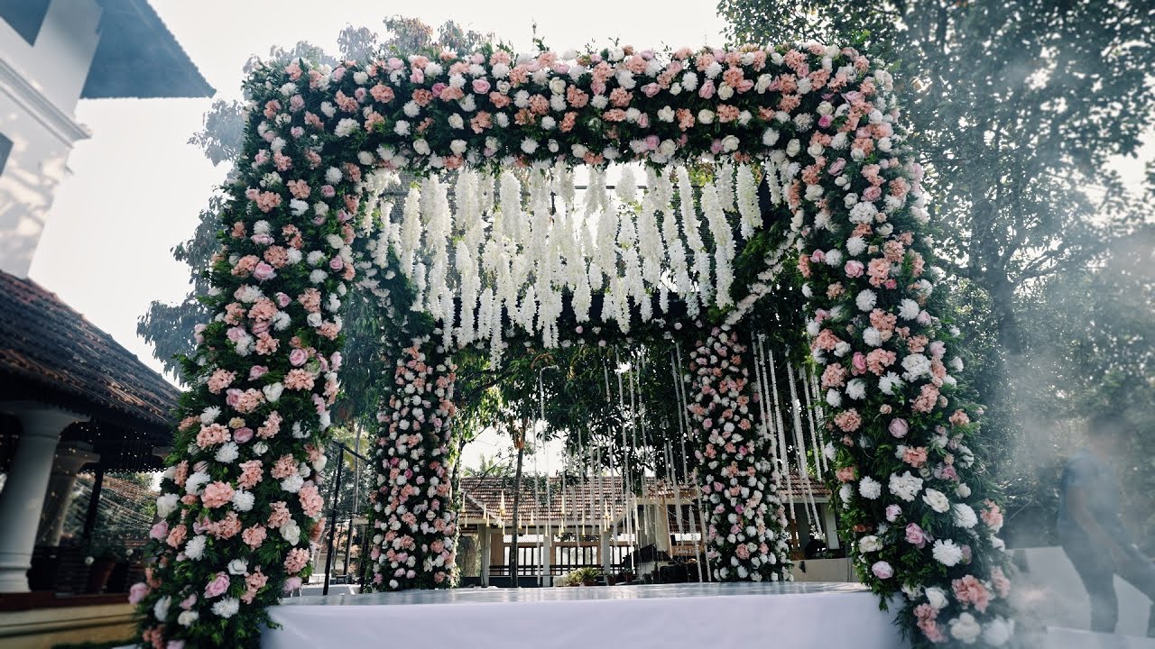 OUTDOOR WEDDING MANDAPAM , WEDDING STAGE , KR THEKKEDATHU MANA RESORT ...