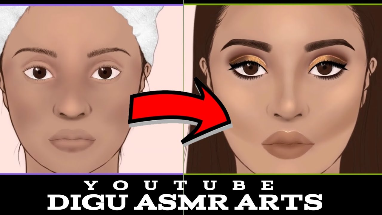 ASMR//MAKEUP ARTIST//ART//ASMR ART - YouTube
