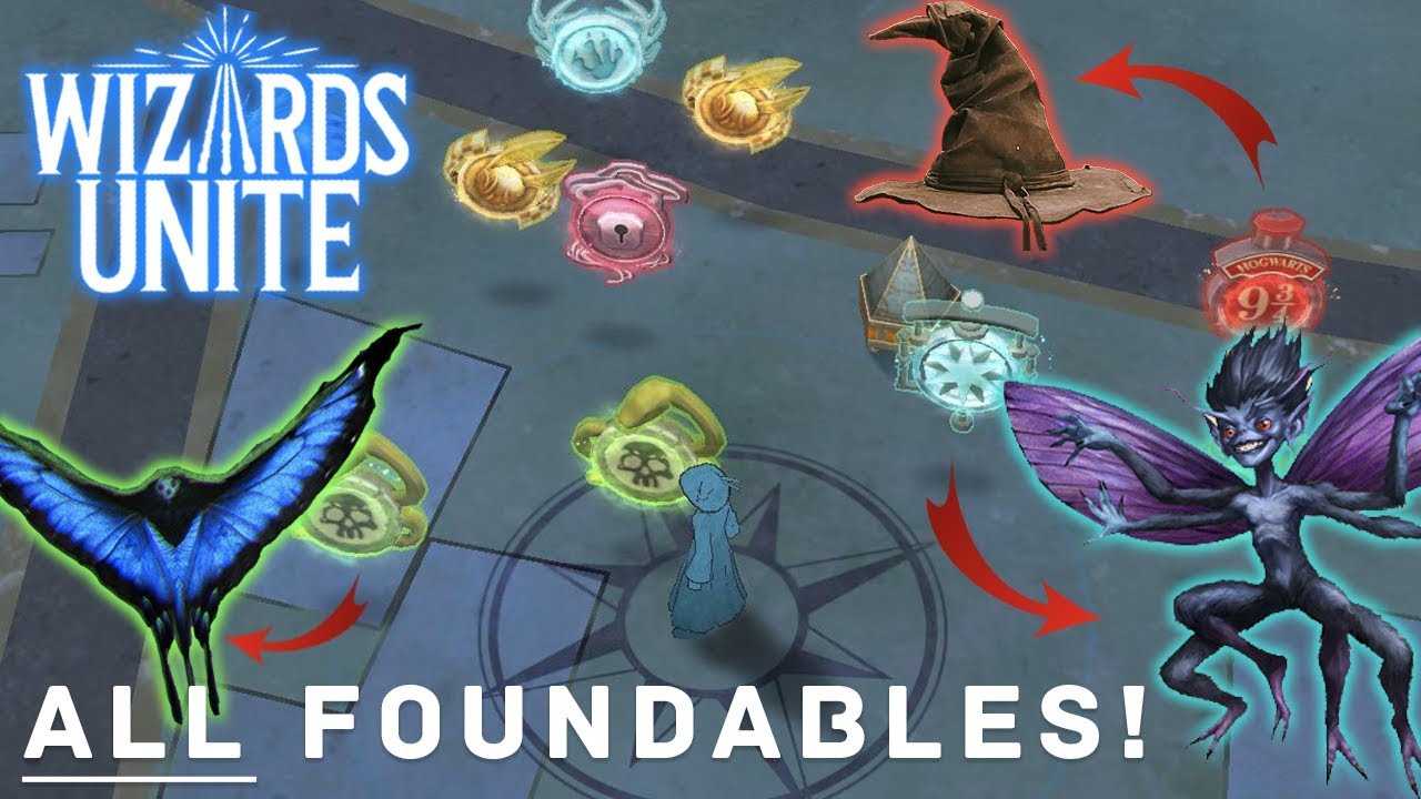 ALL OF THE FOUNDABLES IN HARRY POTTER: WIZARDS UNITE, REVEALED! - Lumos #11 - YouTube
