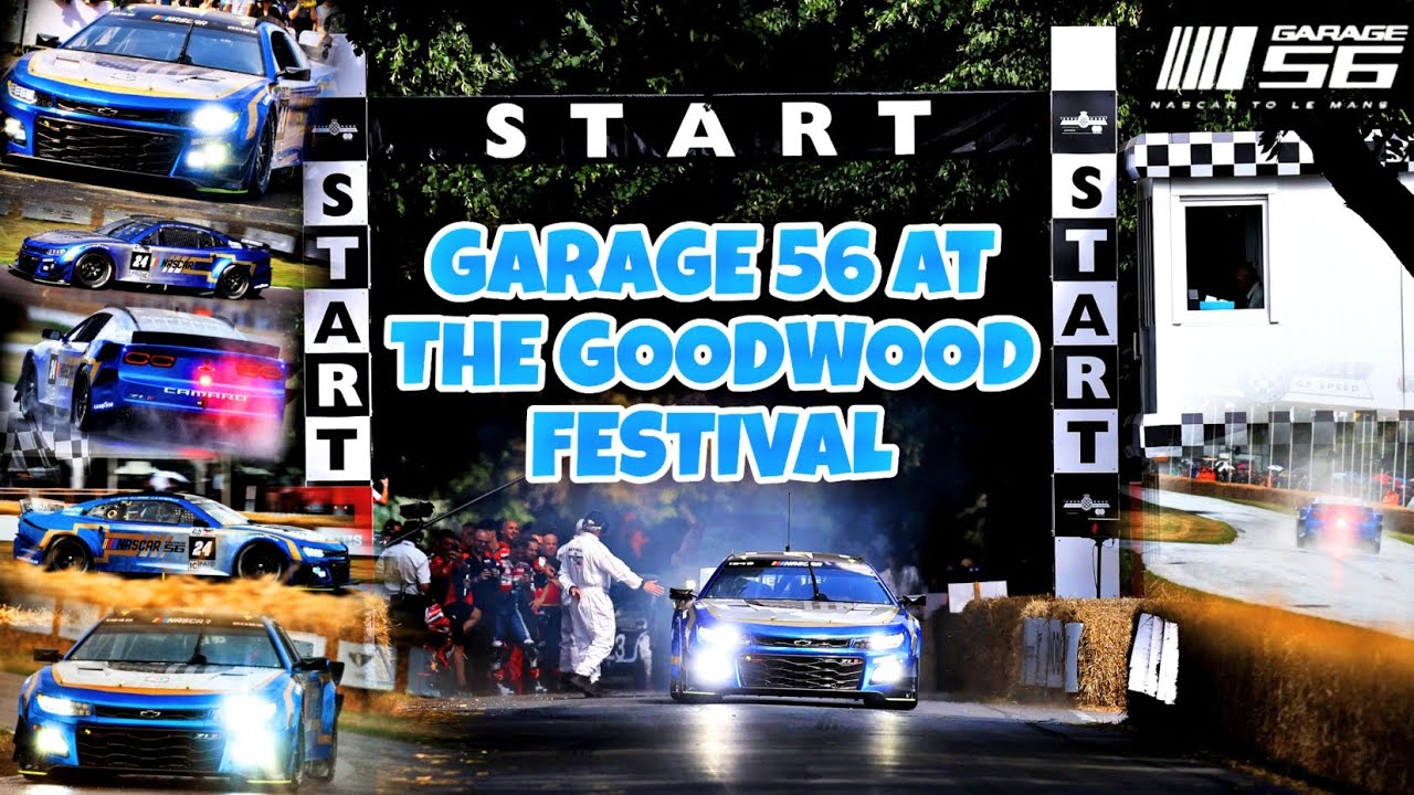 NASCAR Garage 56 at the Goodwood Festival Footage Compilation - YouTube