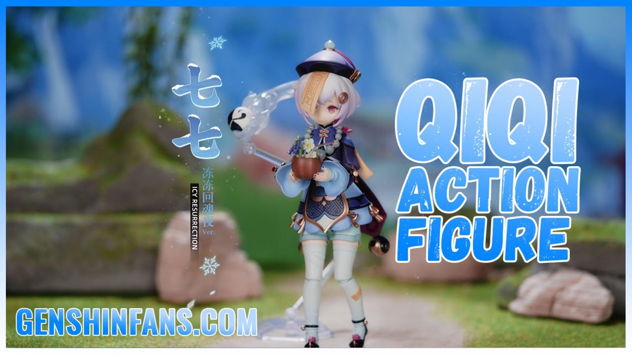 Official QiQi Action Figure: Icy Resurrection Ver. Genshin Impact - YouTube