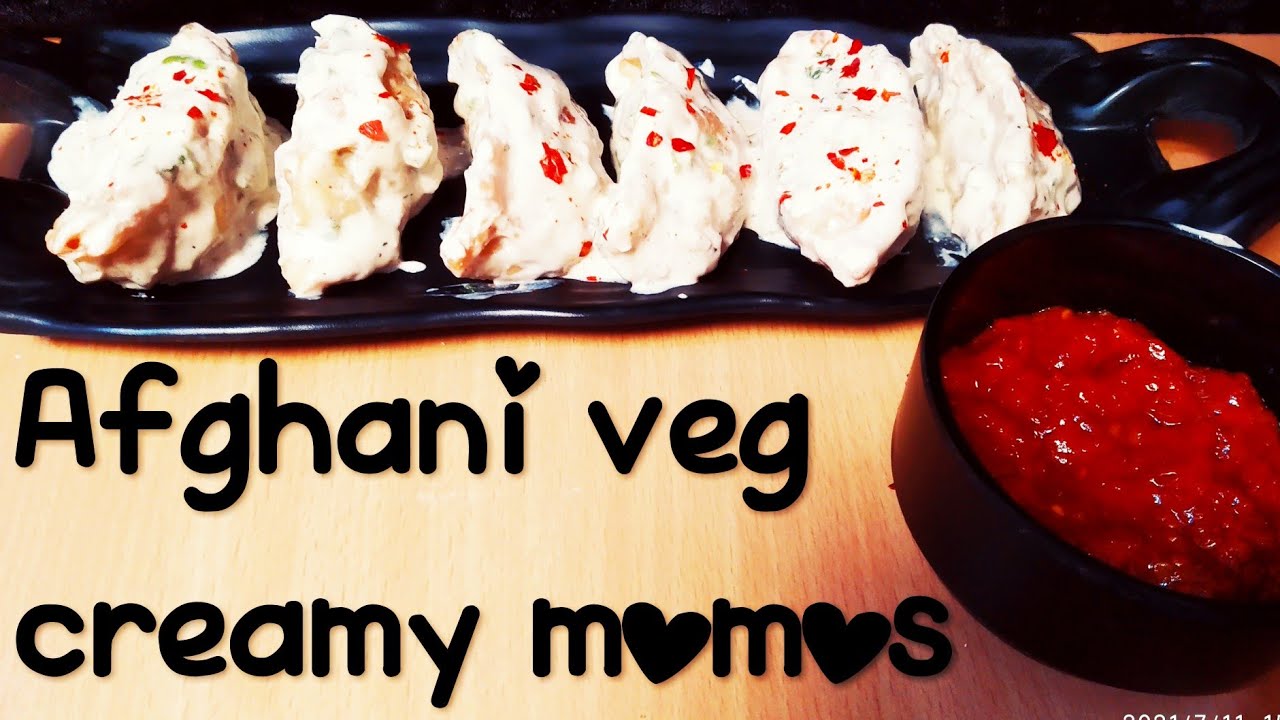 Veg-Afghani Creamy MOMOS Recipe|| Super yummy and delicious|| - YouTube