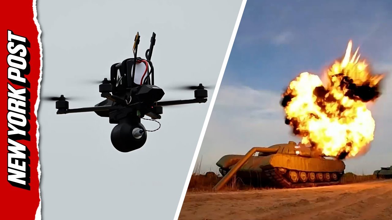 US Unveils AI Drone Swarm Built to Annihilate Targets - YouTube