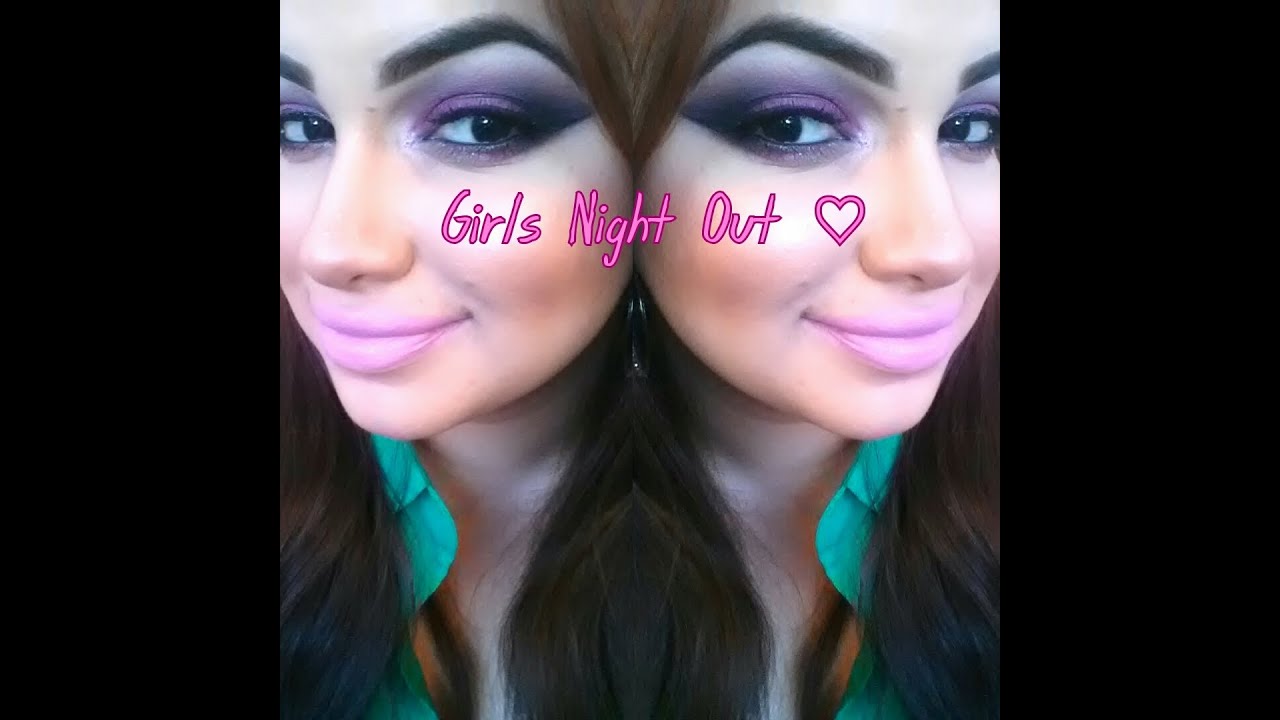 Girls Night Out Make Up Tutorial - YouTube