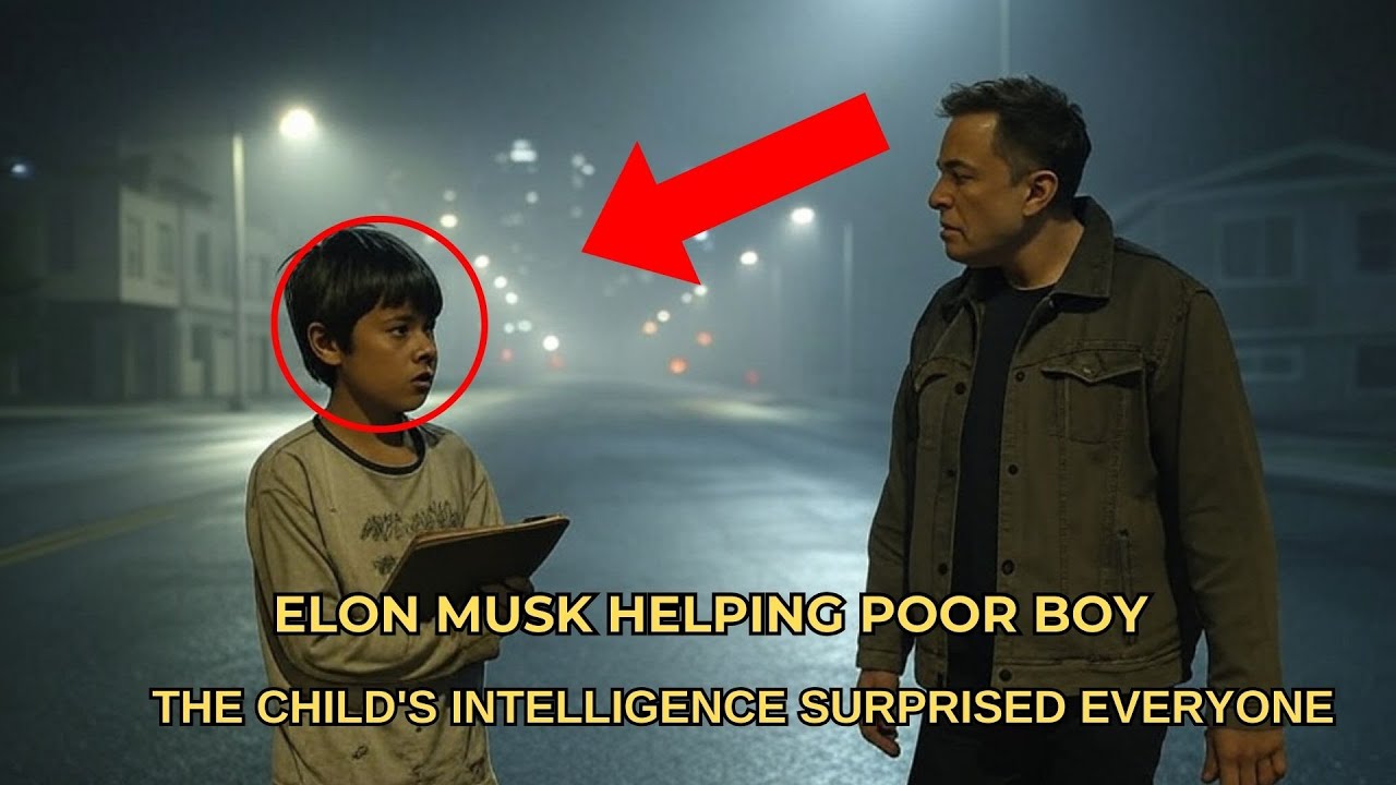 Elon Musk Finds Homeless Boy with Secret Notebook; The Invention That ...
