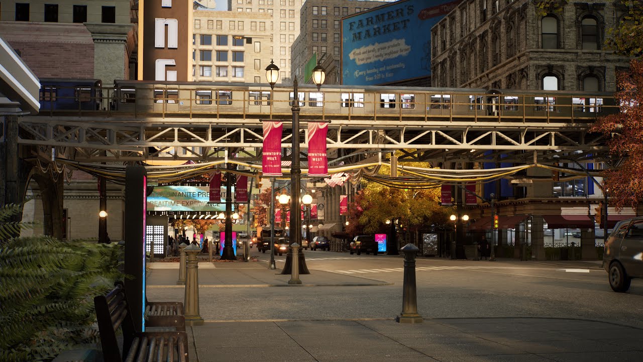 Fan Art, Unreal Engine 5 - Inspired Chicago scene from Watch Dogs - YouTube