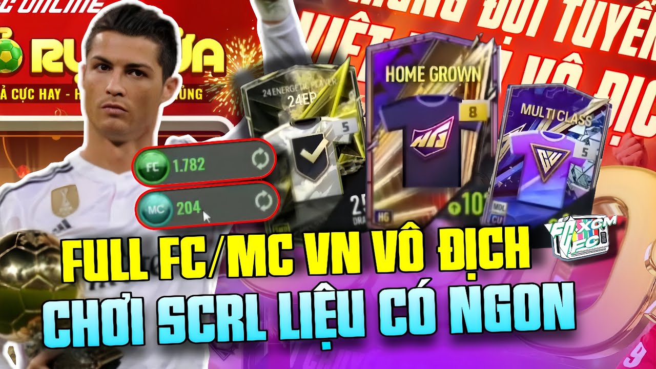 FC ONLINE | CHUYỂN SÒ FC/MC MÙNG VIỆT NAM VÔ ĐỊCH CHƠI SCRL ĐƯỢC GÌ | XCM FC - YouTube