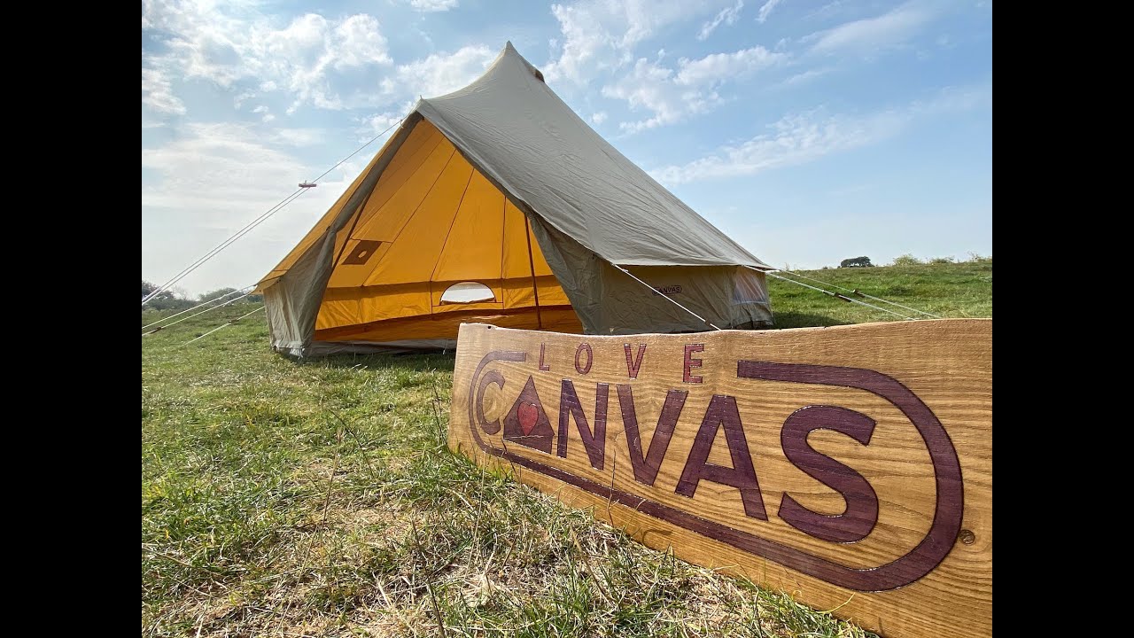 Setting up your Bell Tent for the first time - Easy to follow Bell Tent ...