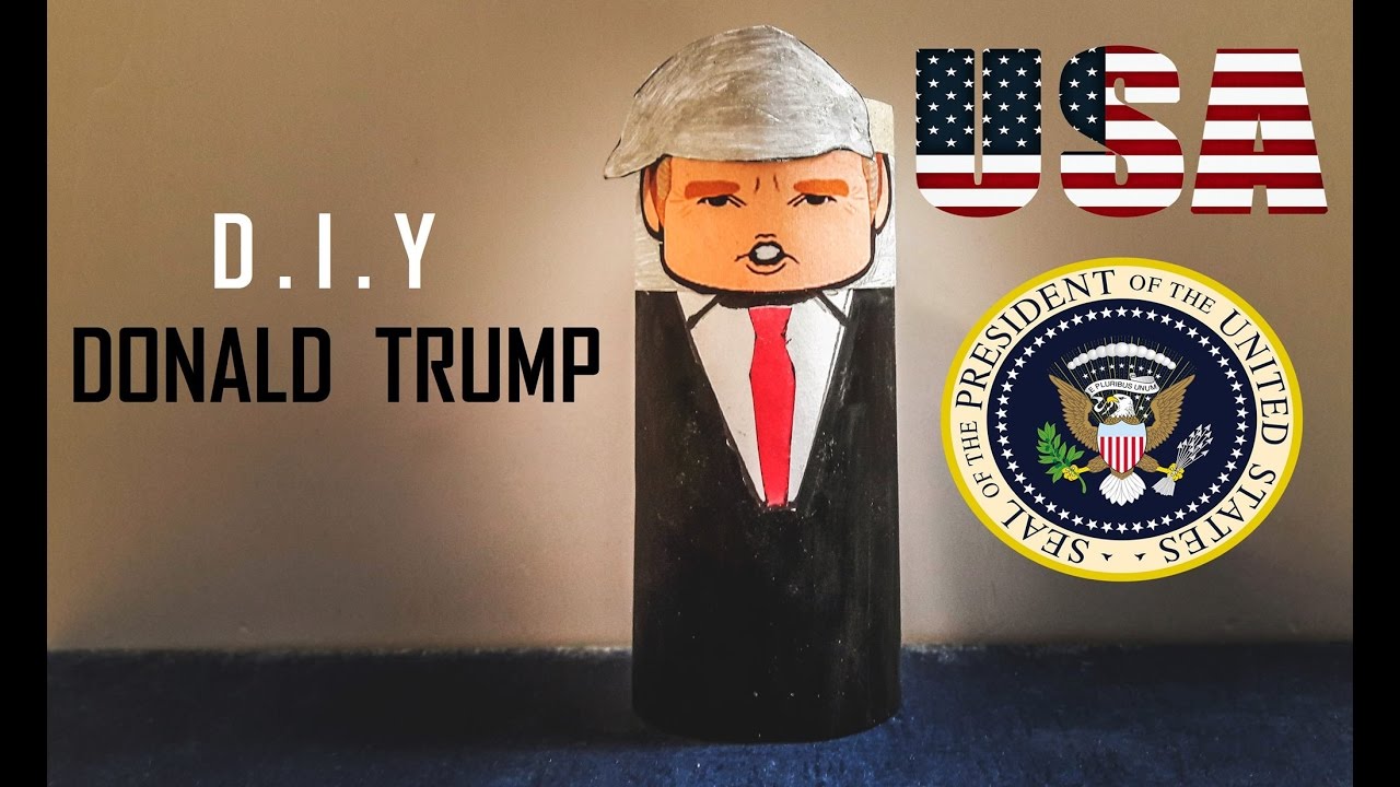 How To Make Donald Trump Using Paper Rolls - Funny United States ...
