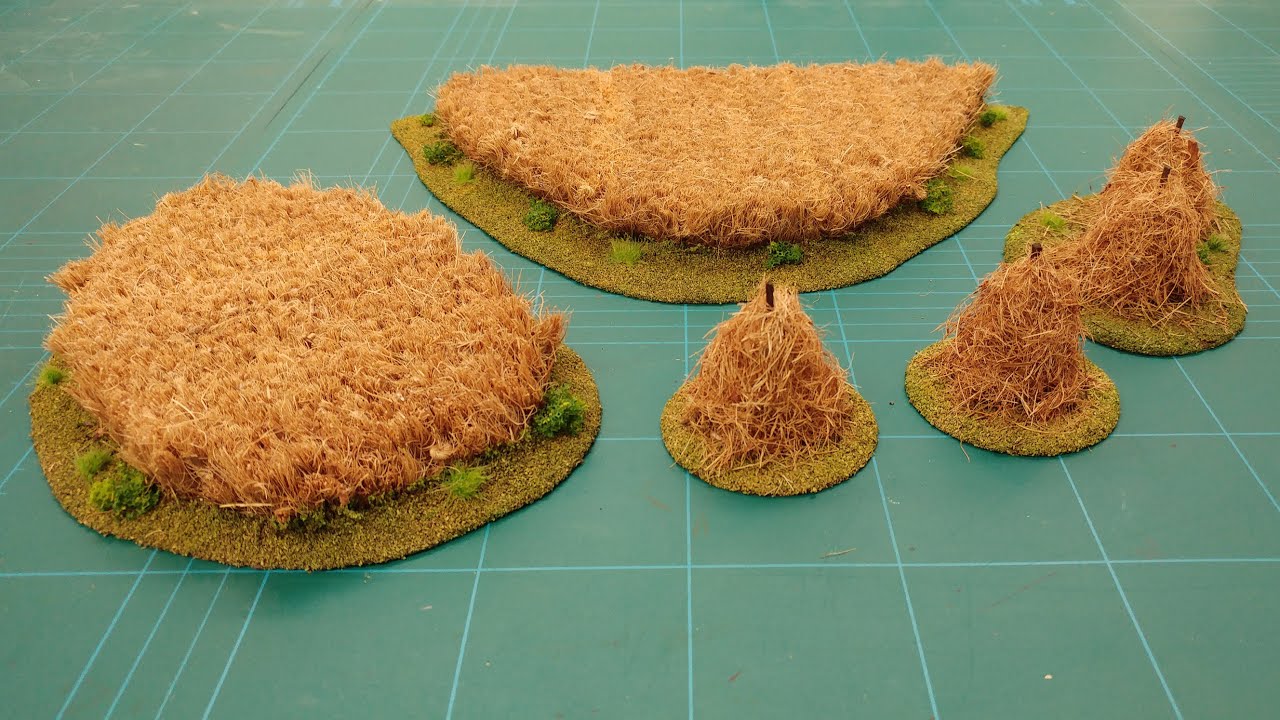 Let's Make - Cheap & Easy Hay Fields & Hay Stacks Scatter Terrain - YouTube