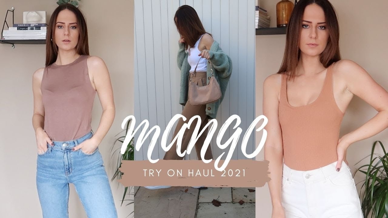 NEW IN MANGO HAUL | SPRING TRY ON 2021 - YouTube
