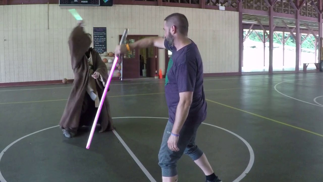 Light Saber Combat Routine - YouTube