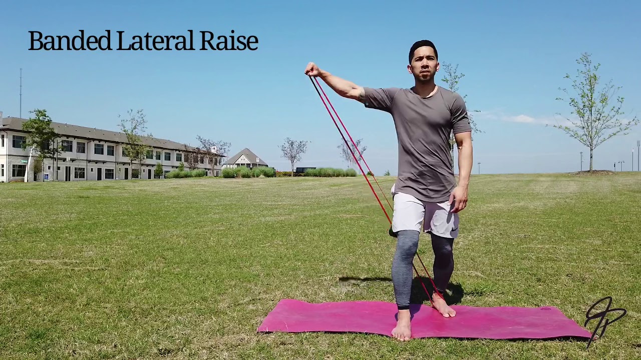 Banded Lateral Raise - YouTube
