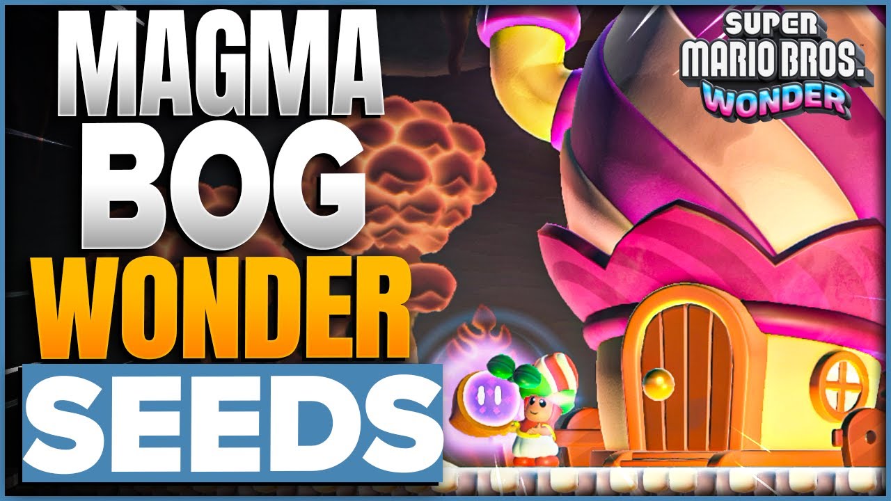 All Wonder Seed Locations For Deep Magma Bog W6 World 6 In Super Mario ...
