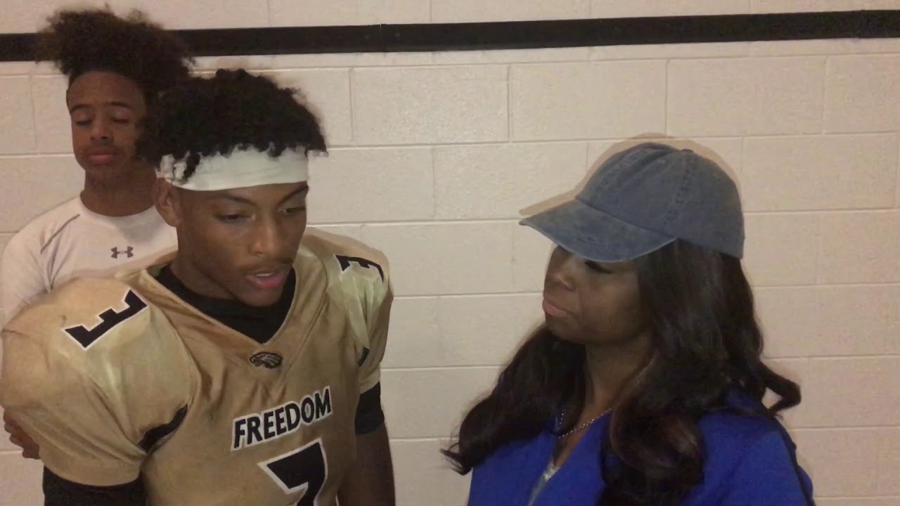 Freedom HS post game interview. Jeremy Ford & Erik Surratt after win ...