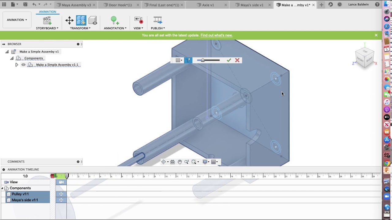 Making a Very Simple Exploded Isometric Assembly Drawing in Fusion 350 ...