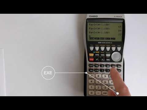 Casio FX-9860GII Calculator: How to Generate Random Numbers - YouTube