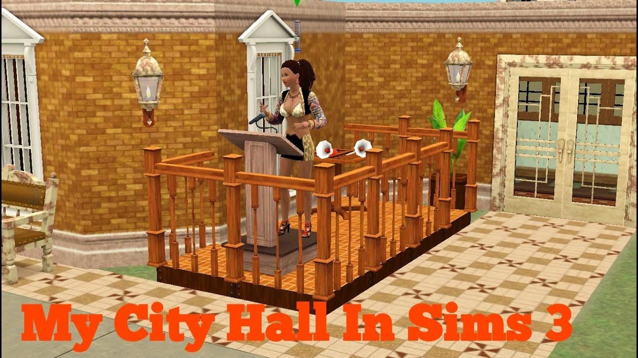 My Sims City Hall Venue - YouTube