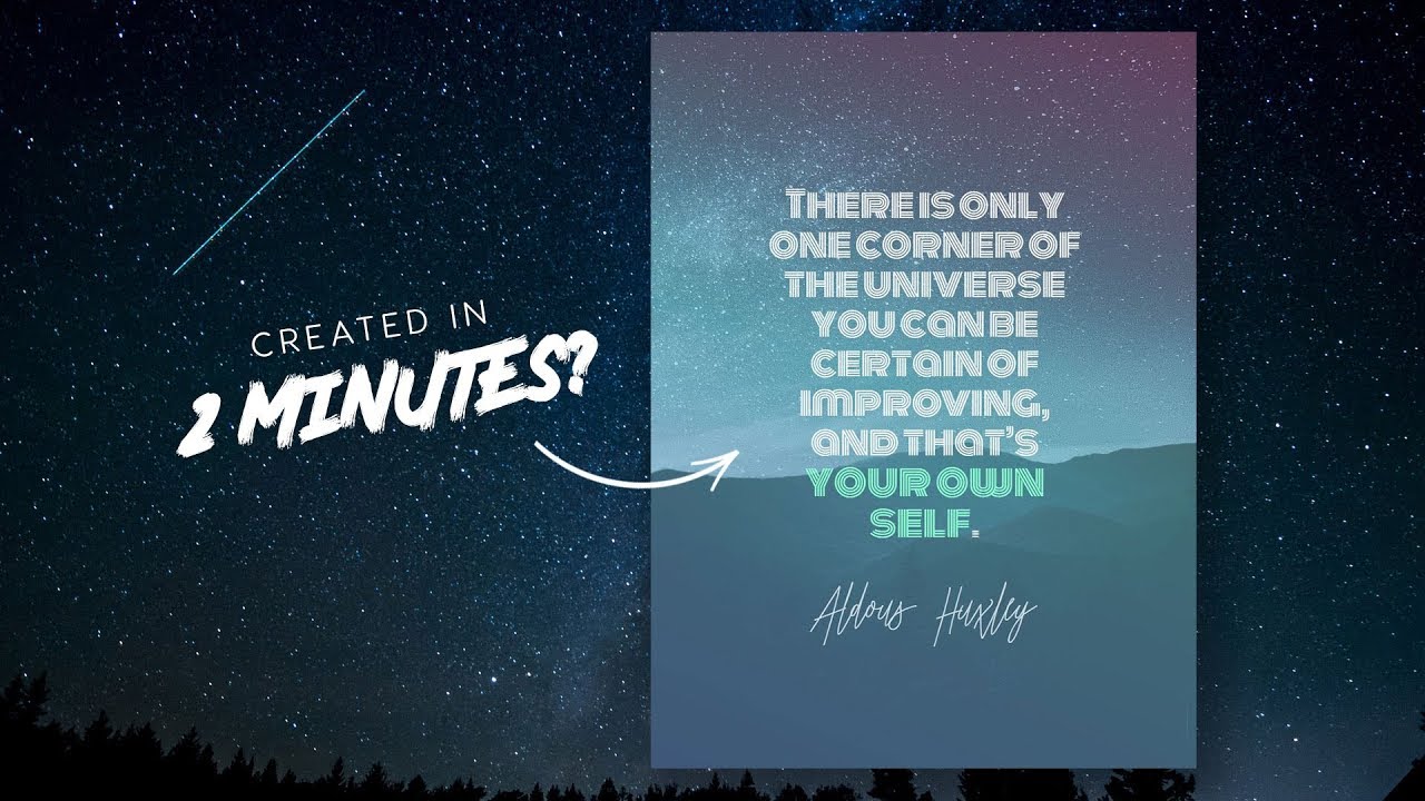 Quote Poster Tutorial