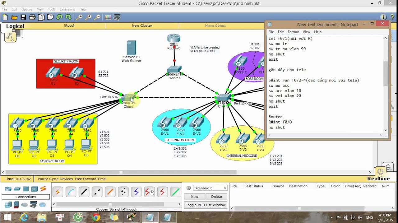 Vlan Configuration Example In Packet Tracer Vlan Configuration Example In Packet Tracer