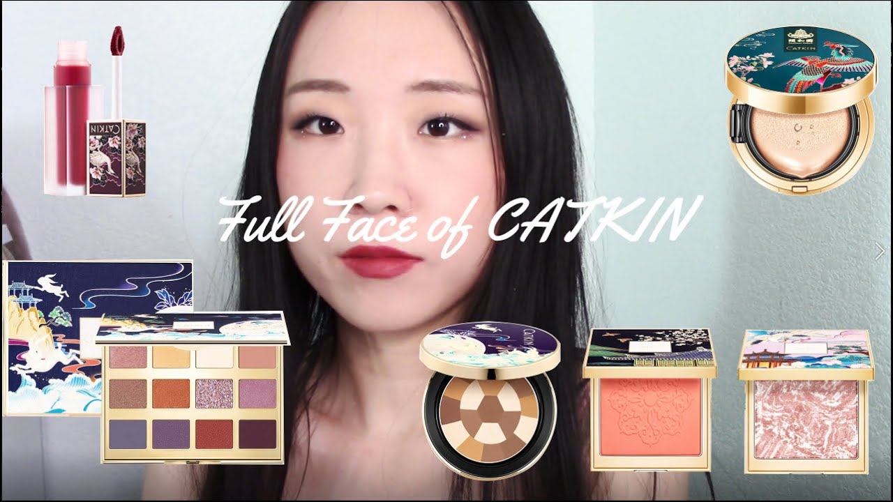[CATKIN COSMETIC] Trying Full Face of One Brand from Amazon! - YouTube