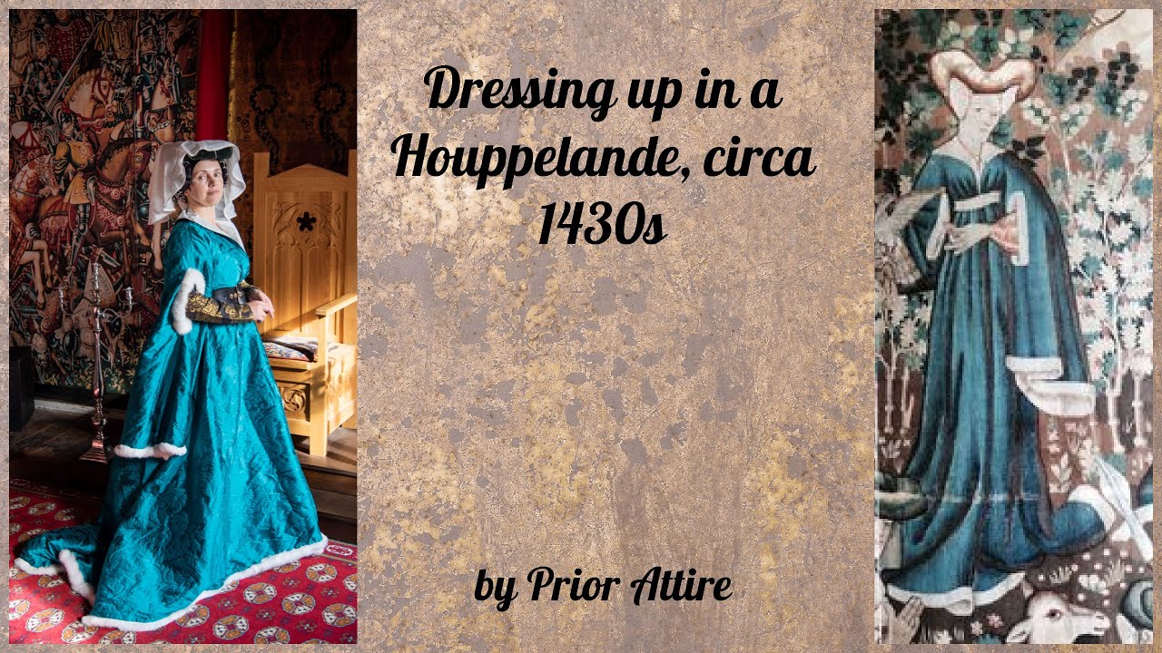 Getting Dressed In A Houppelande Circa 1430s YouTube