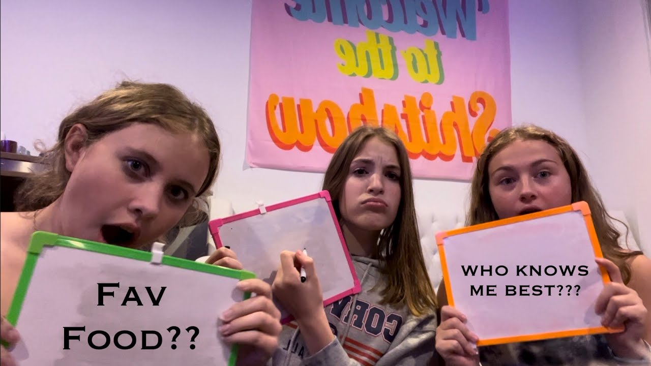 Who knows me better?? Best Friend Tag.. ft. Abby and Zoey - YouTube