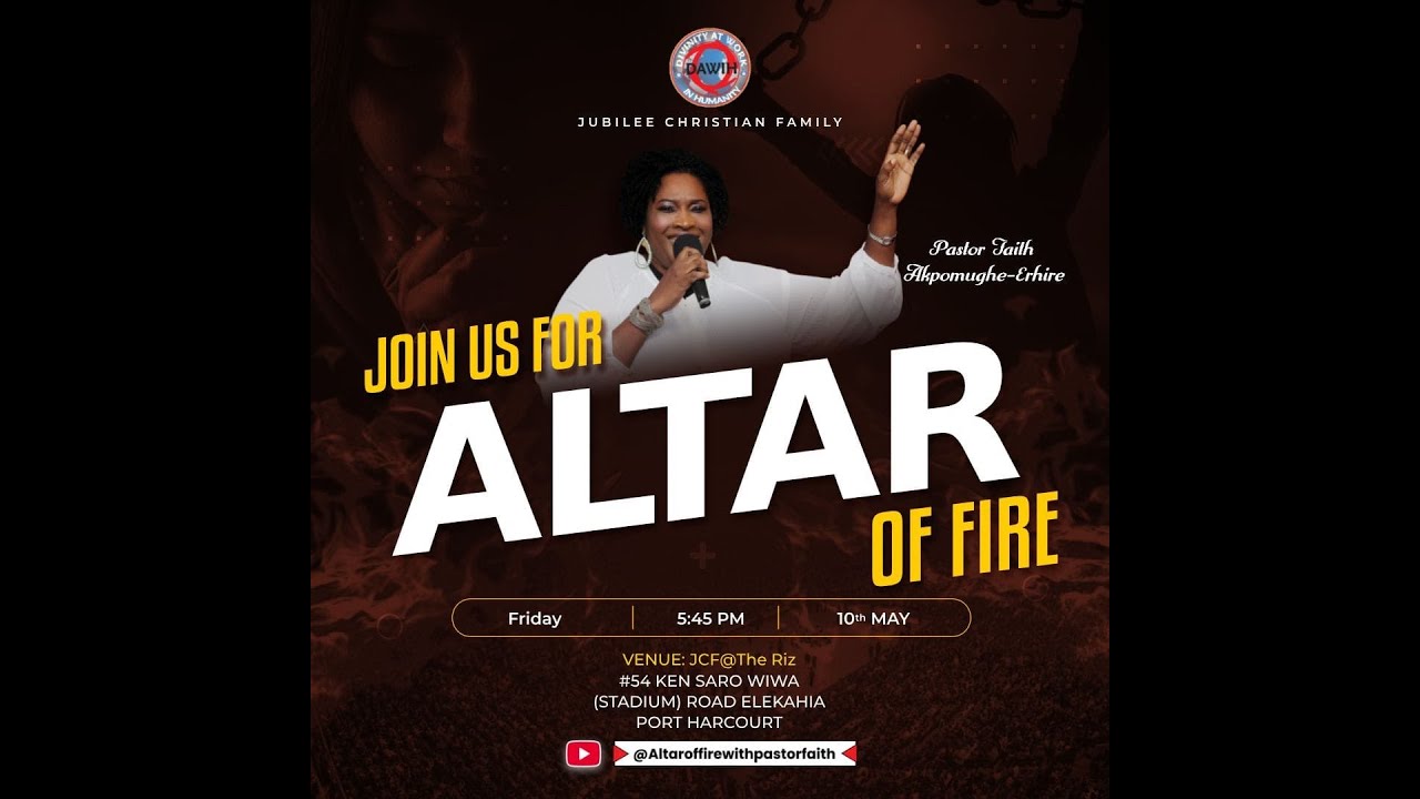 Altar Of Fire Prayer session - YouTube