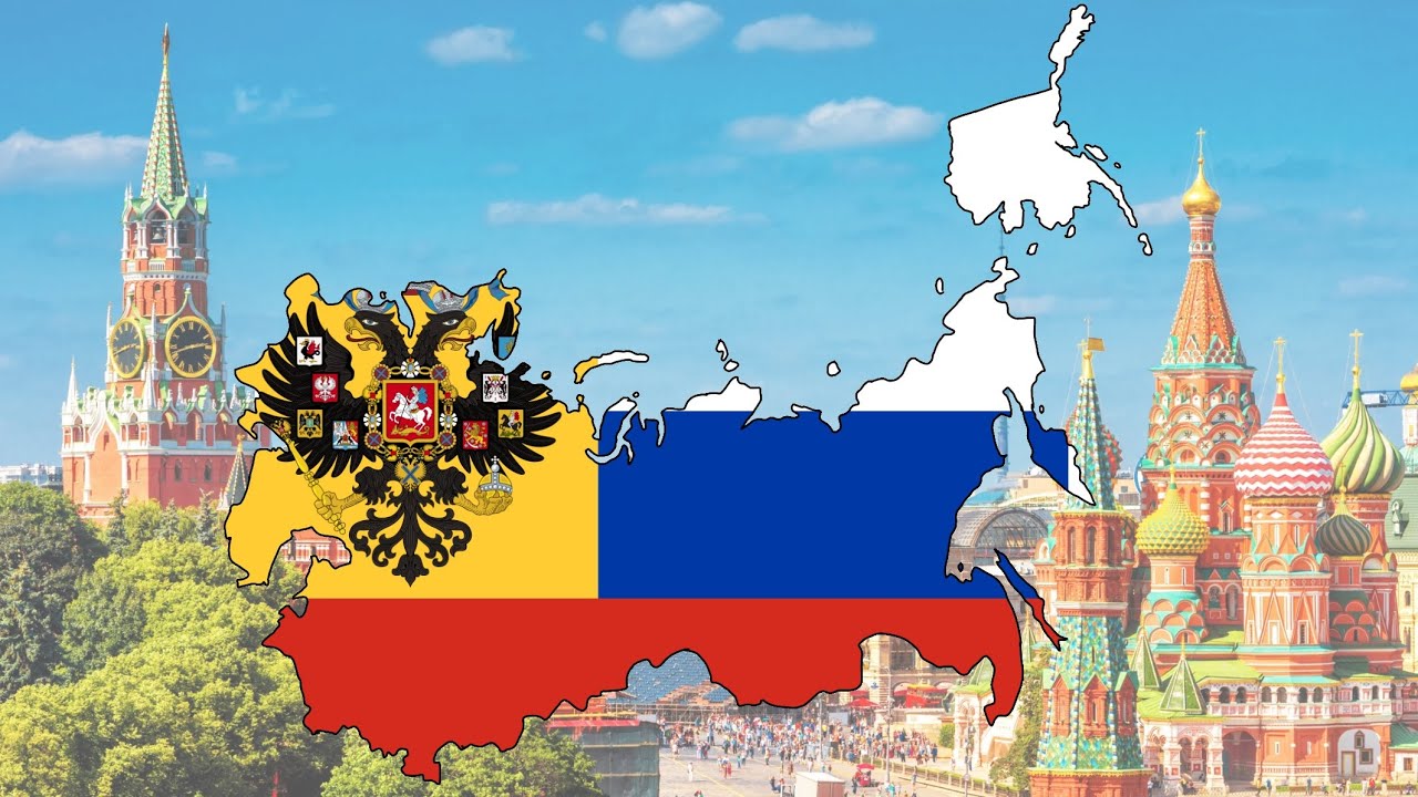 Russian Empire - Flag Map Speedpaint - YouTube