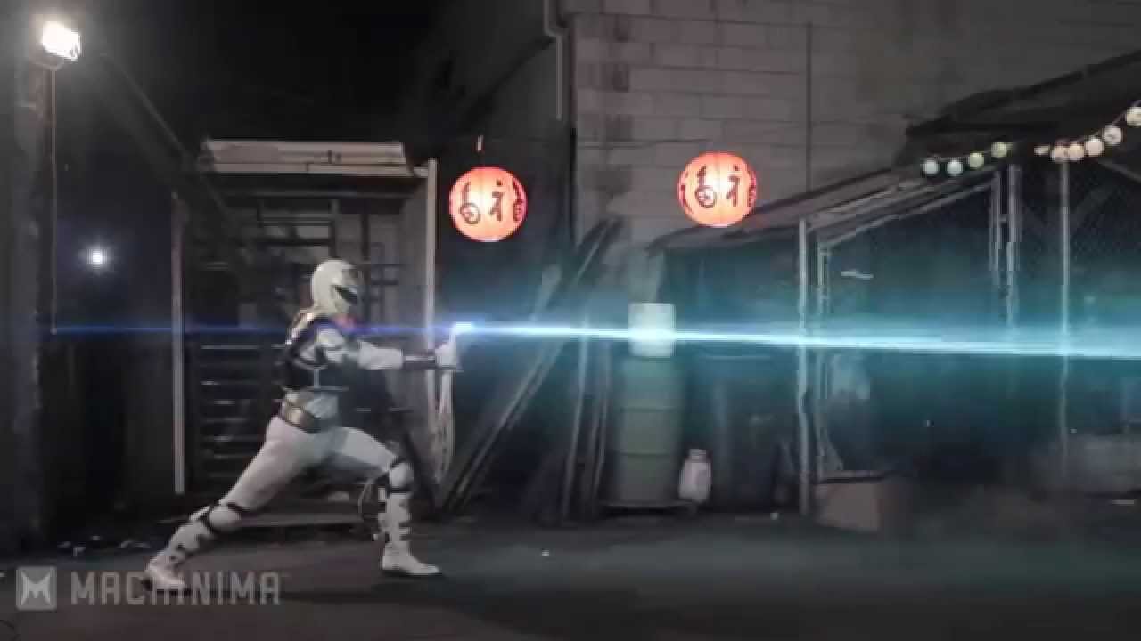 White Ranger vs Scorpion Super Power Beat Down - YouTube