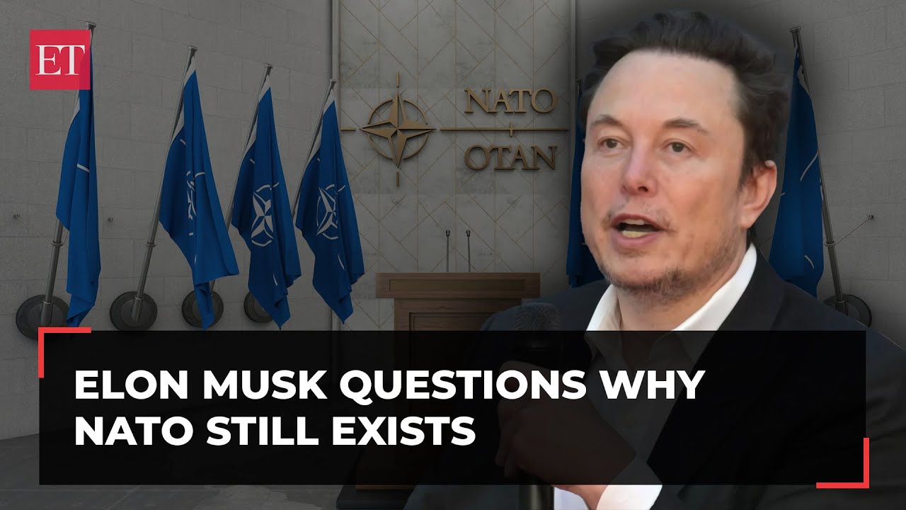 Elon Musk, Tesla & SpaceX CEO, questions why NATO still exist - YouTube