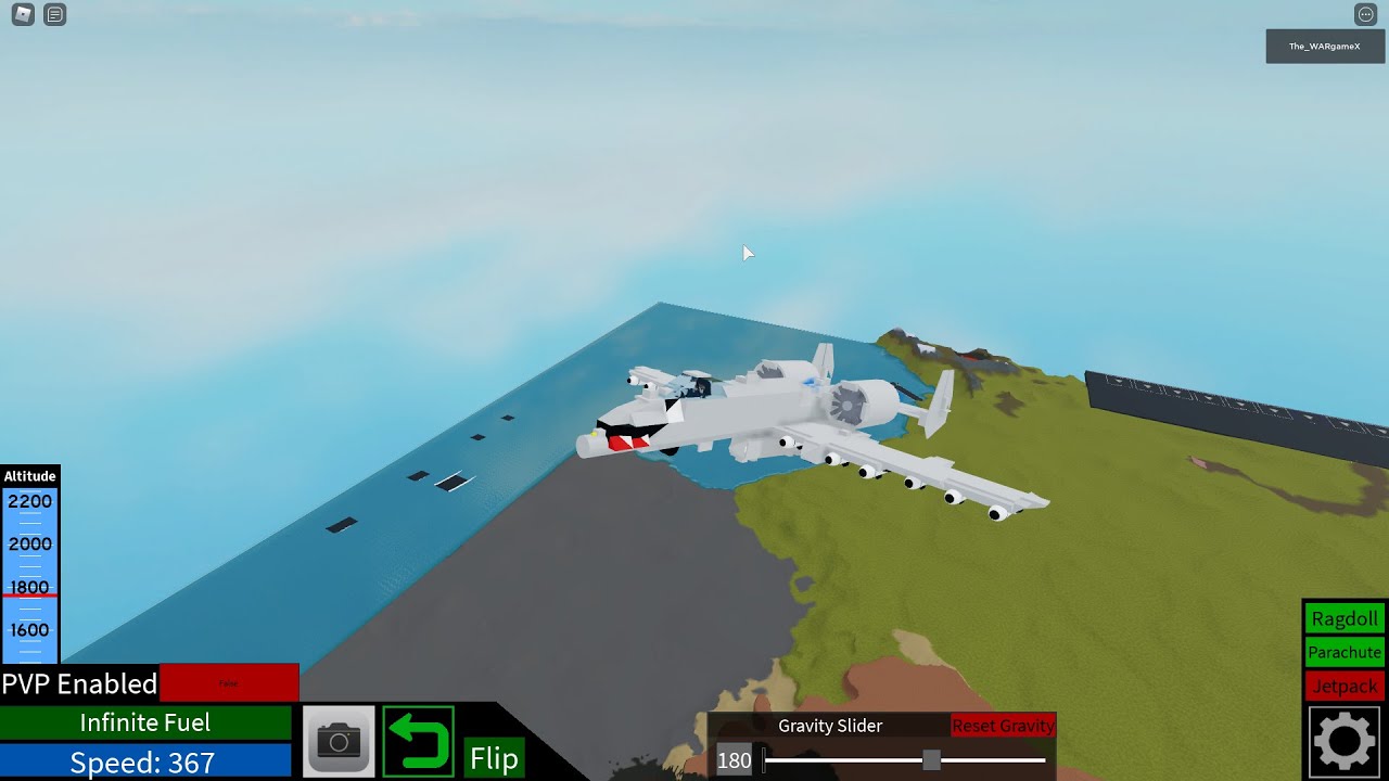 Roblox-Plane crazy (showcase) A10-warthog air to ground - YouTube