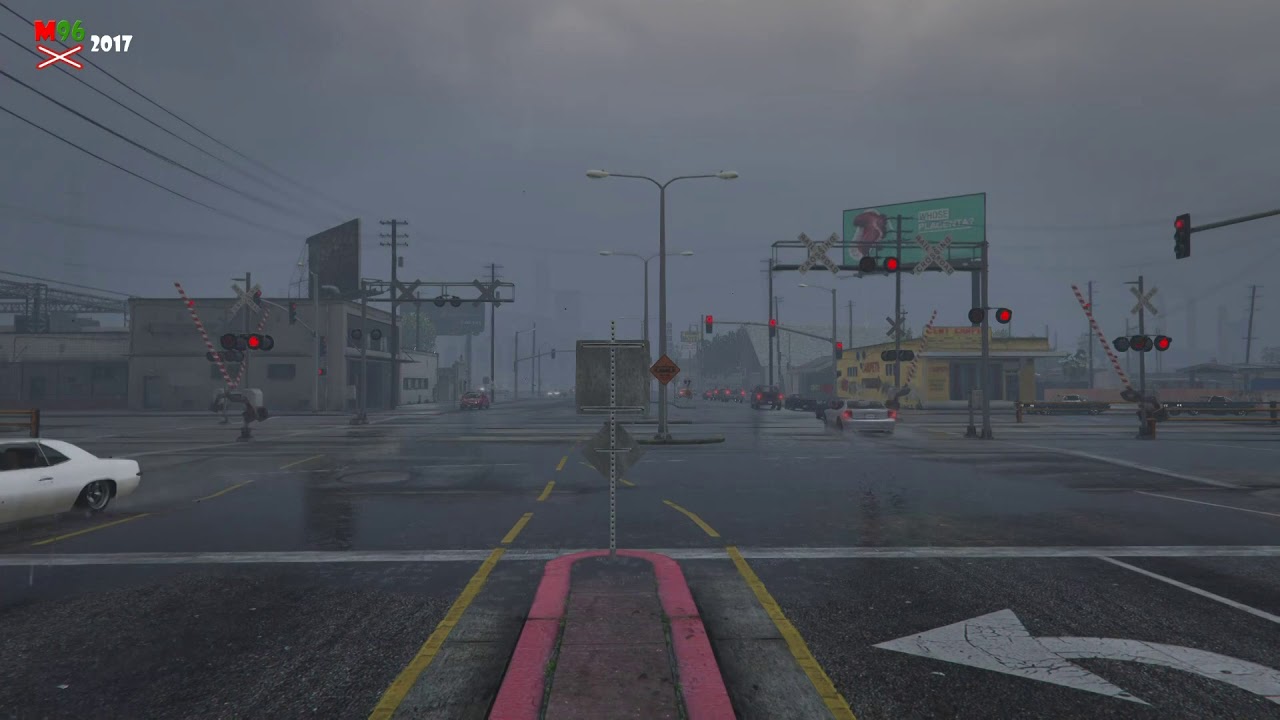 GTA 5 - Railroad crossing (4) - YouTube