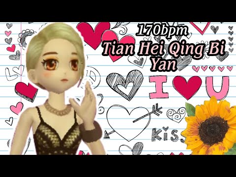 Audition Next Level - 170bpm Tian Hei Qing Bi Yan #anl #c8 #fast - YouTube