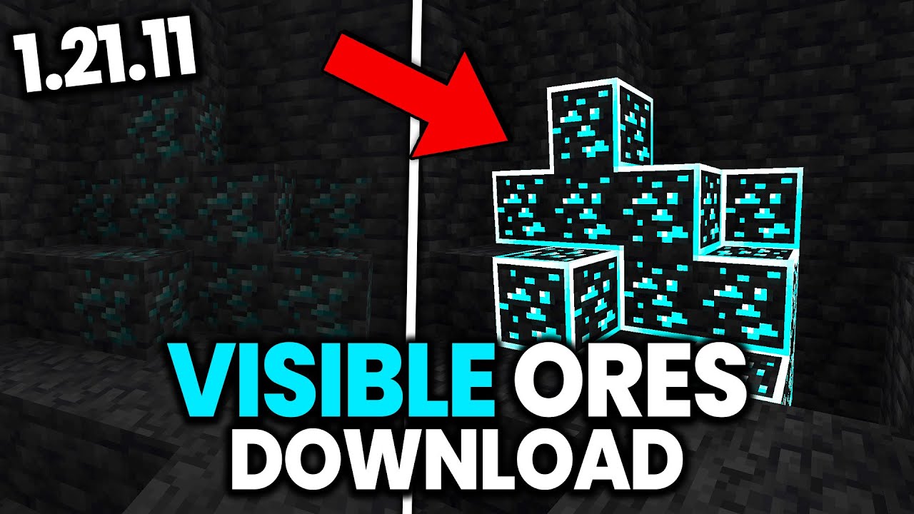 Visible Ores Texture Pack 1.21.11 Free Download - YouTube