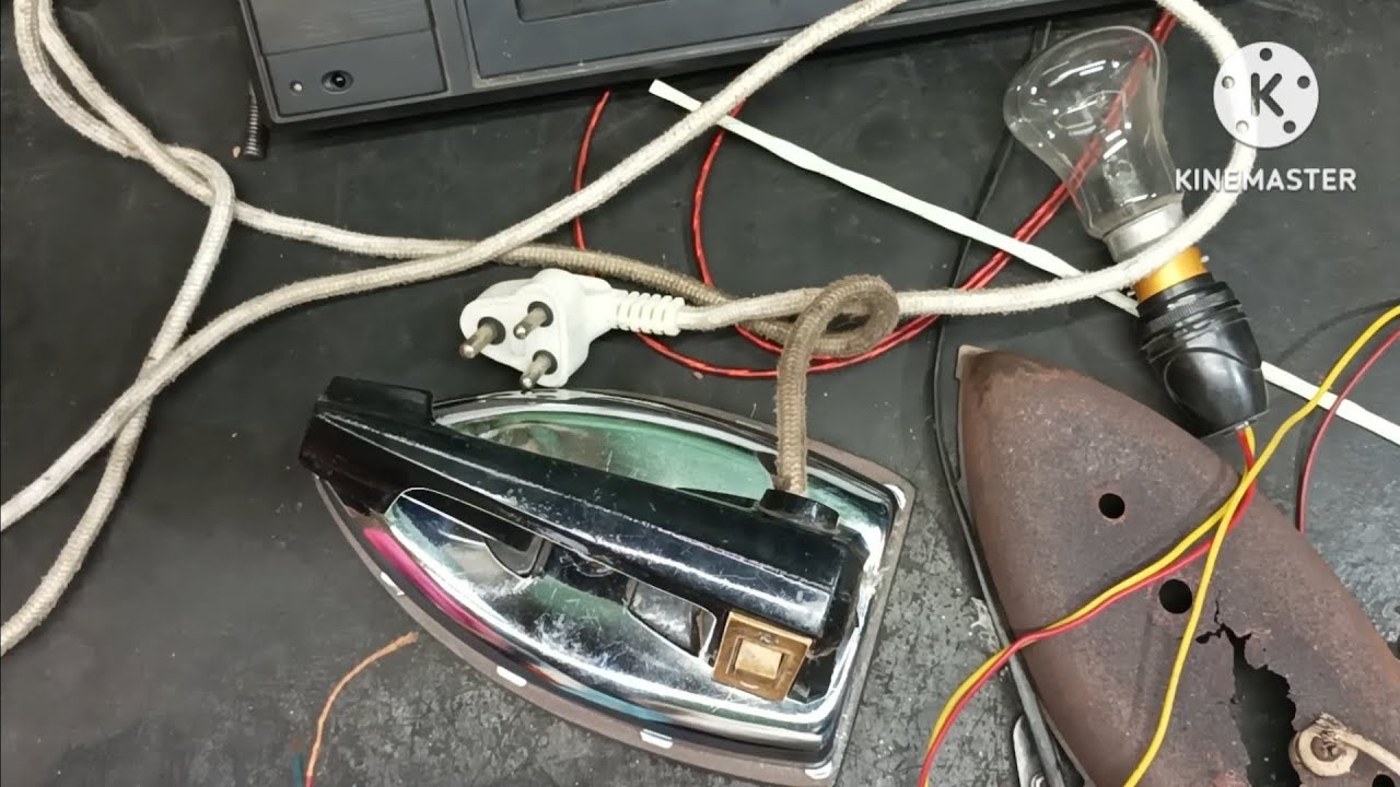 HOW TO REPAIR ELECTRIC IRON PRESS //ELECTRIC IRON PRESS COMPLETE WIRING ...