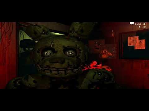 Springtrap ile 5 gece(adam ışınlanıyor aw) Cinnet geçirmelik video