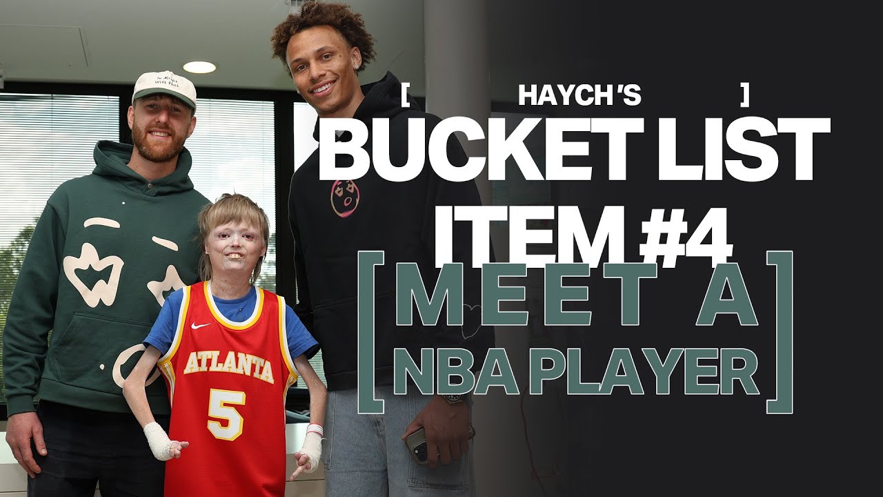 HAYCH'S BUCKET LIST | NBA STARS DYSON DANIELS & JOSH GIDDEY SURPISE H ...