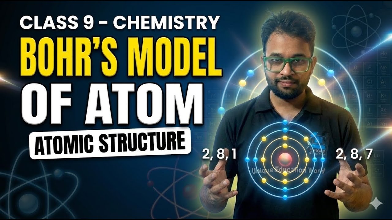 Bohr’s Model of Atom – Class 9 Chemistry | Atomic Structure - YouTube