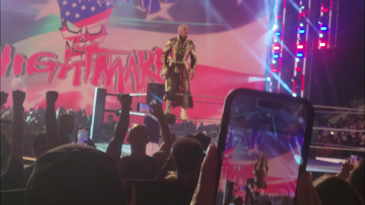 Cody Rhodes Live Entrance WWE Smackdown 7/14/2023 Raleigh NC (Dark ...
