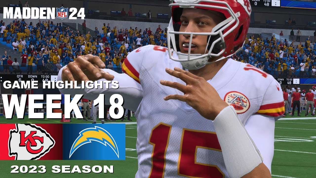 Kansas City Chiefs vs. Los Angeles Chargers | NFL 2023 Week 18 - YouTube