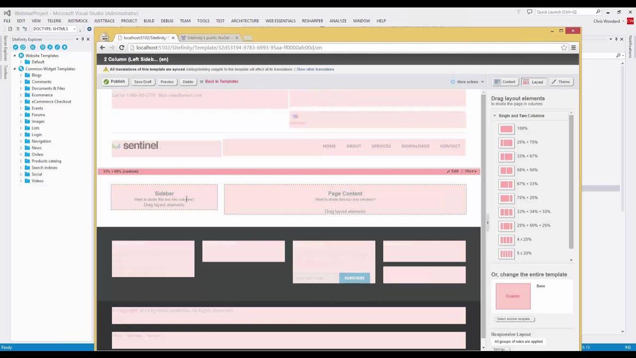 Webinar: Best Practices for Setup Templating and Widget Creation with Sitefinity CMS - YouTube