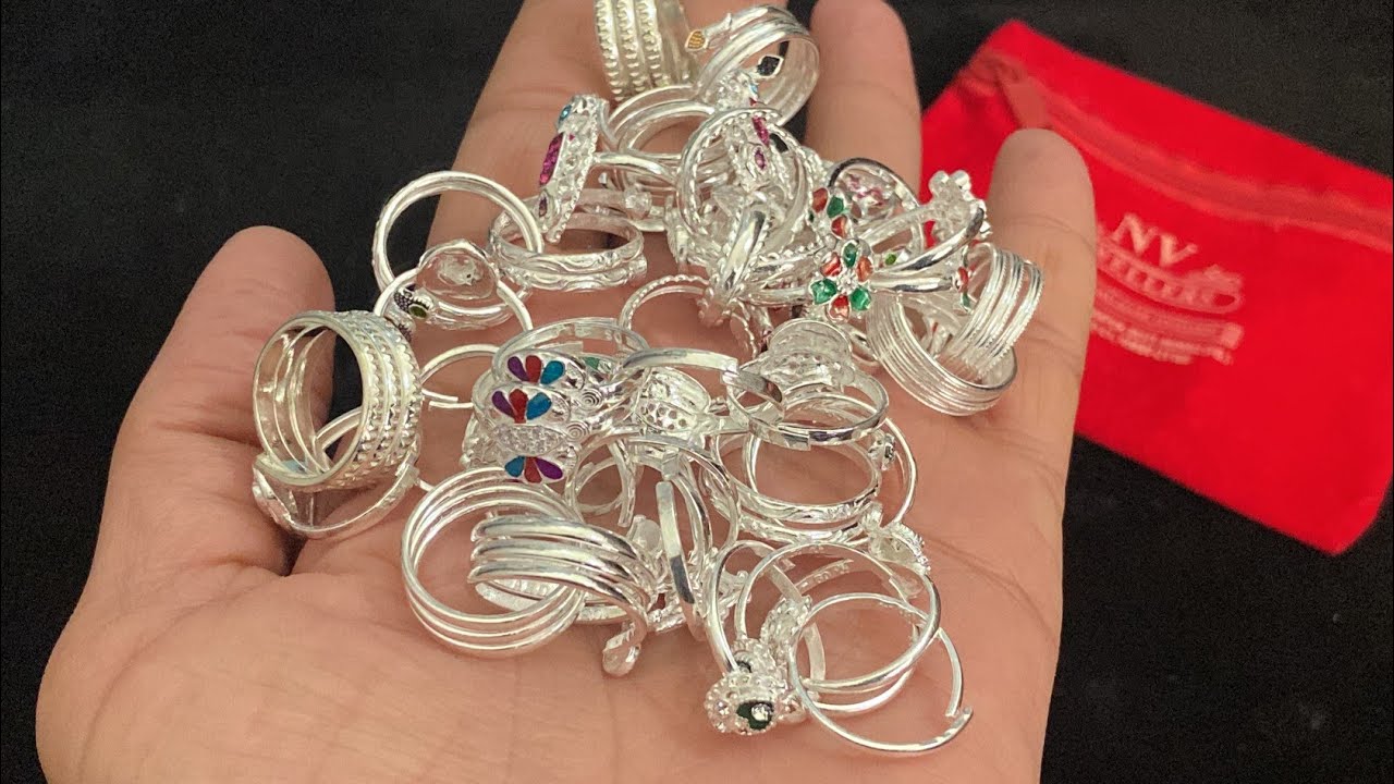 New Silver Toe Ring Designs 2024 || Latest Bichiya designs New Design ...